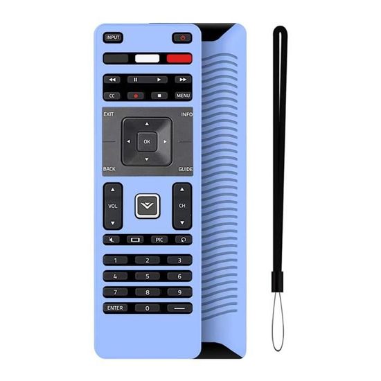 Pour Vizio-XRT122 LCD LED TV Remote Case Antichoc Silicone Cover Anti ...