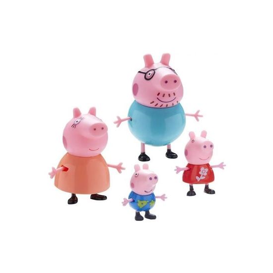 Coffret Famille De Peppa Pig Peppa Georges Papa Pig Maman Pig 4 ...