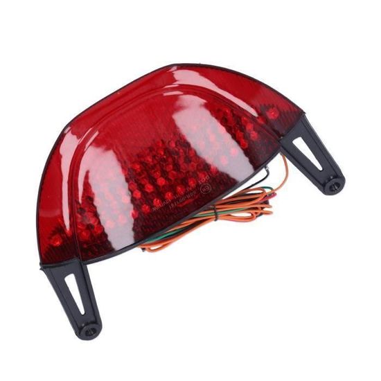 Feu arrière de moto Moto LED intégration de feu arrière Position ...