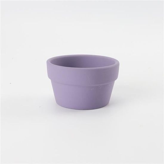 POT DE FLEUR,Violet-9x5.5cm--Mini Pot de fleurs en terre cuite coloré ...