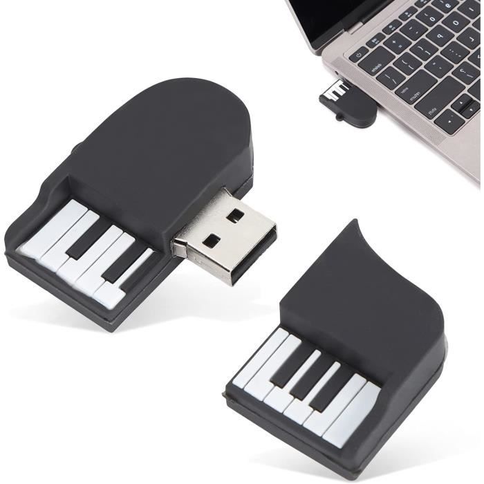 Clé USB 128 Go, Clé USB 2.0, Clé USB Portable en Forme de Piano pour Le ... Clé USB 128 Go, Clé USB 2.0, Clé USB Portable en Forme de Piano pour Le ...