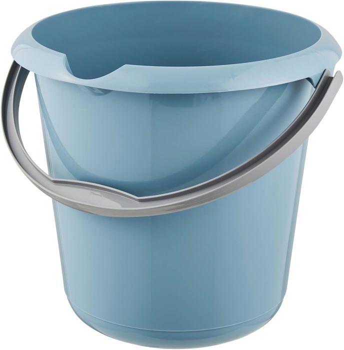 Seau avec Graduation Intégrée et Poignée Ergonomique, 10 L, Mika ...