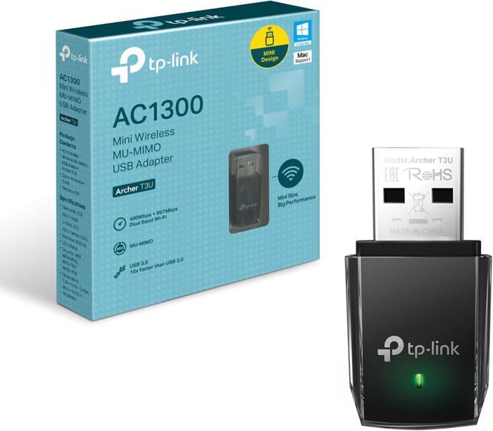 TP-Link Clé WiFi Puissante AC1300 Mbps, adaptateur USB wifi, dongle ...