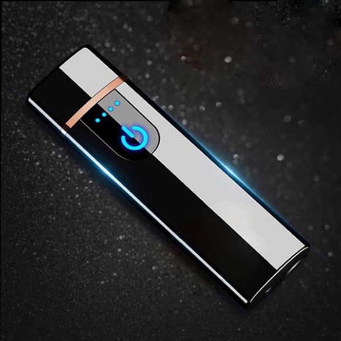 Wiber Briquet électronique rechargeable USB résistant au vent, tactile ...
