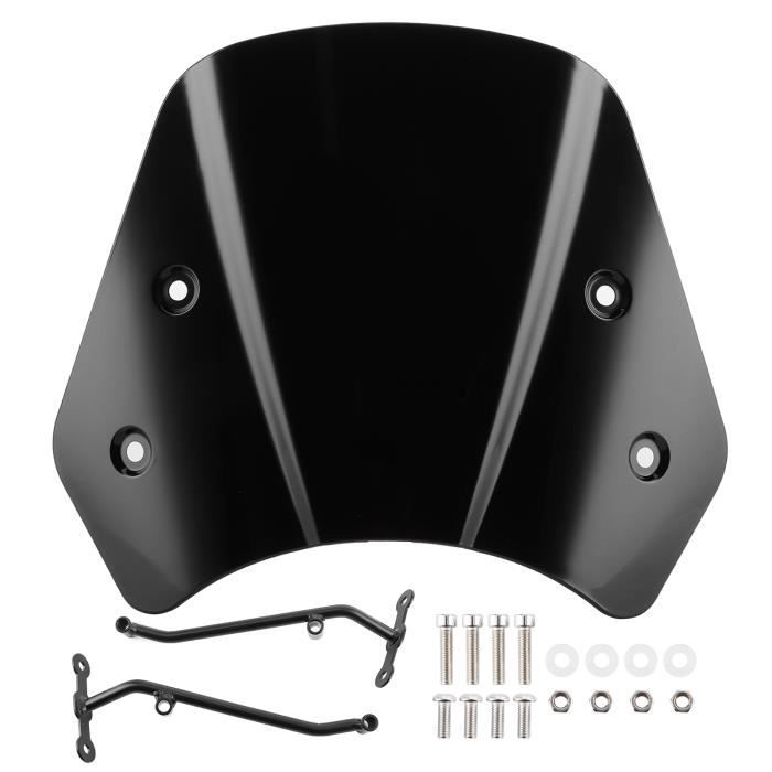 Déflecteur D'Air Pour Pare-Brise De Moto Benelli Leoncino 500(Noir ...