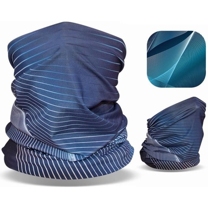 Cache-Cou Multifonction, Masque Unisexe Tour de Cou écharpe UV ...