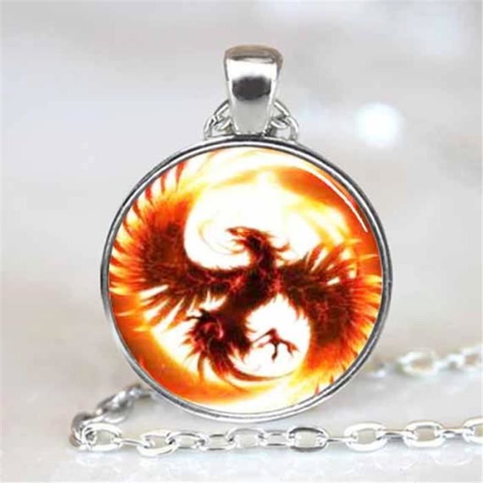 Phoenix pendentif, phoenix collier, phœnix de bijoux en argent, phoenix ...