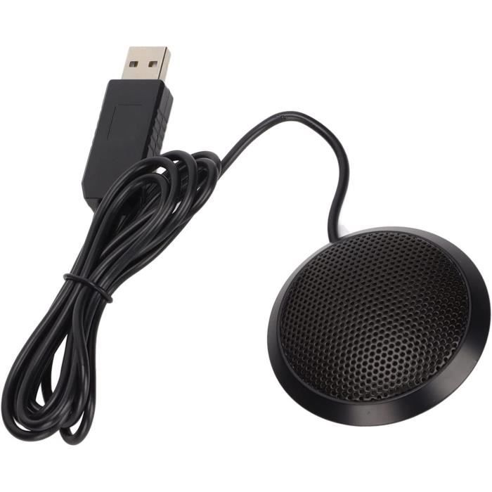 Microphone de conférence USB, Microphone USB Portable à 360 ° pour Les ...