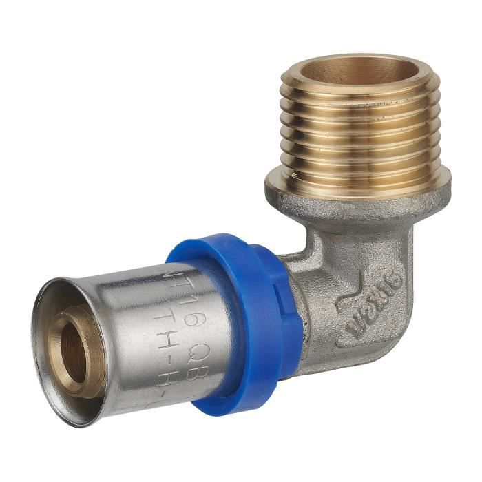 Raccord Multicouche à Sertir Multi-profils Coude Ø20 - Mâle 20x27 NT NOYON & THIEBAULT ...