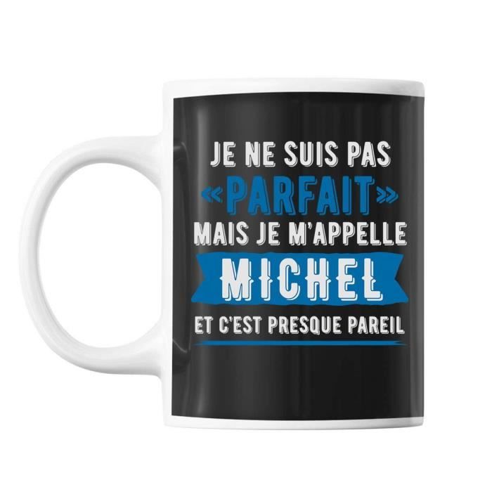 Mug - Personnalisé - Michel - Céramique - 325 ml - Résistant lave-vaisselle et micro-onde ...