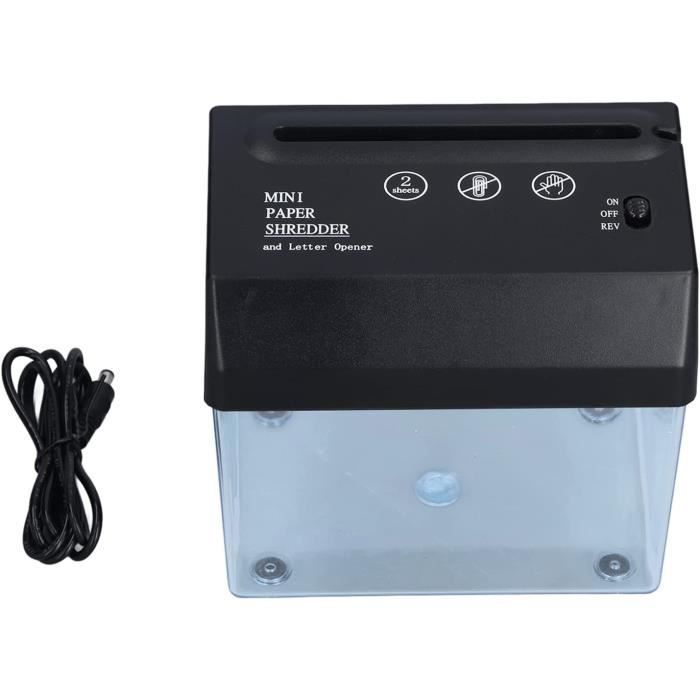 Mini Shredder USB Electric Small A6 Household Bill Shredder coupe ...