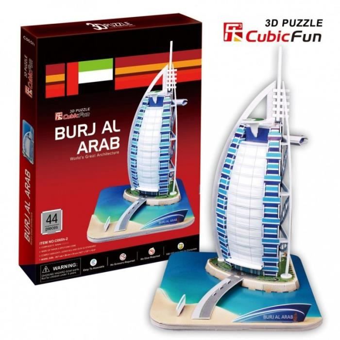 Cubic Fun PUZZLE 3D BUILDING BURJ AL. AR - 5902002086035 - Cdiscount ...