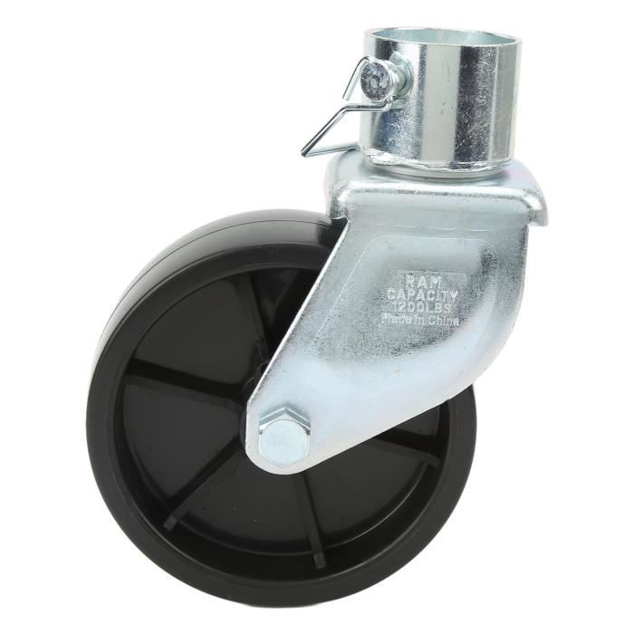 Roue de remorque pivotante 6 pouces - DILWE - Capacité 1200 lbs - Acier ...
