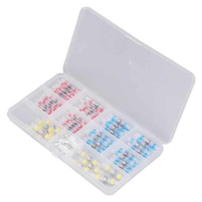 EJ.life connecteur de fil à joint à souder 100 pièces Kit de connecteur ...