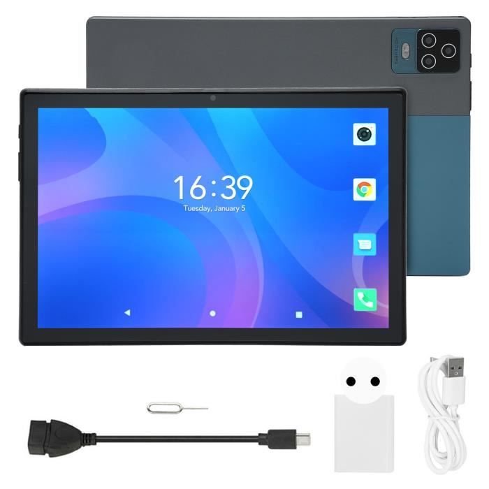 Fdit pour tablette Android 12.0 Tablette 10,1 pouces 12 Go de RAM 256 ...