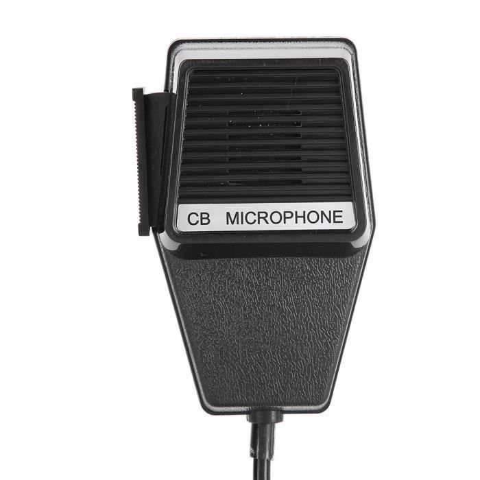 Qiilu micro micro 4 broches pour Cobra CB Radio haut-parleur micro ...