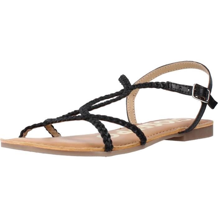 Sandale femme - Gioseppo 105967 - noir - nu-pieds - semelle en gomme ...