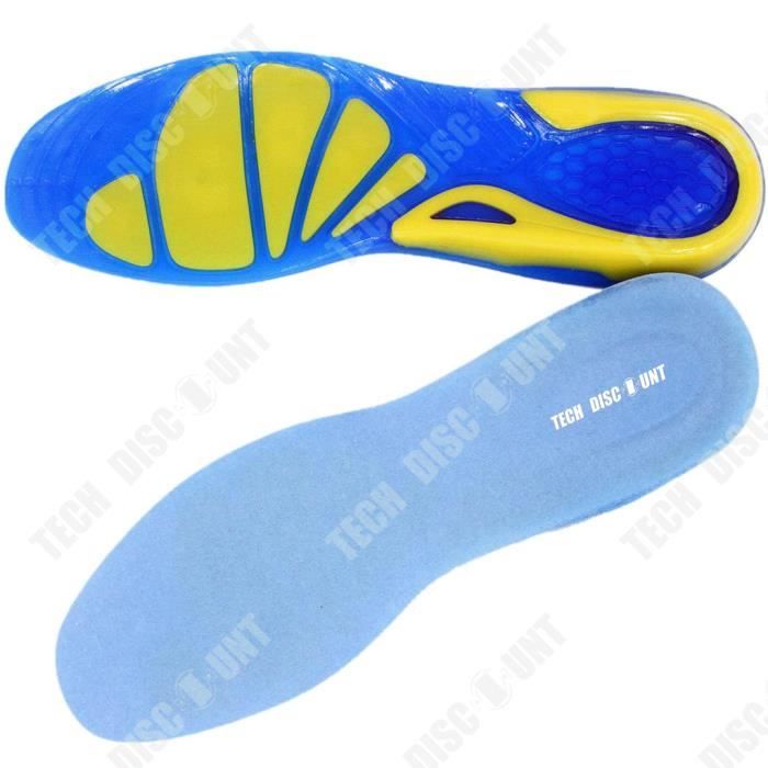 TD® Semelle intérieure en silicone hommes et femmes silicone souple TPE ...