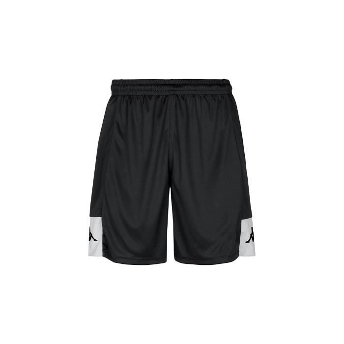 Short Kappa Daggo - black/white - S - Cdiscount Sport