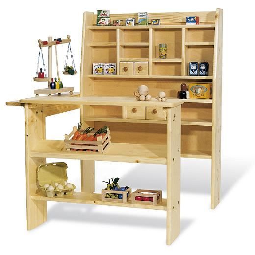 Jeu de la marchande Kimo en sapin massif laqu - Cdiscount Jeux - Jouets