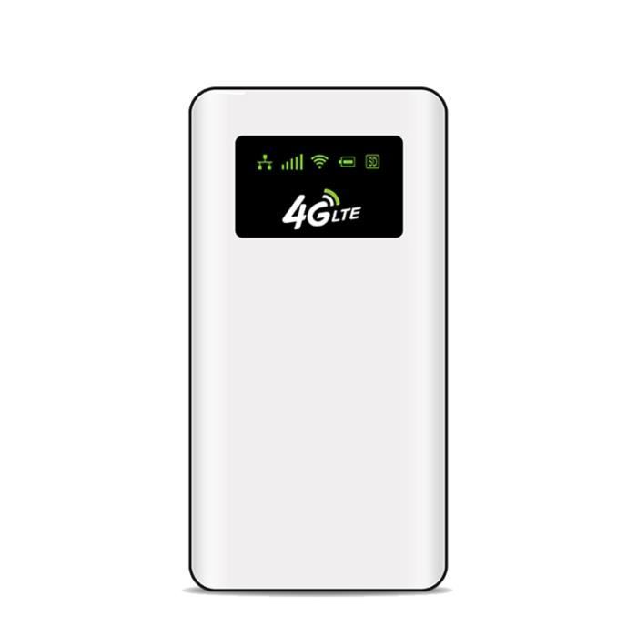 4G MiFi Router Wireless WiFi 150Mbps 100M Network Port 5000MAh Mifi ...