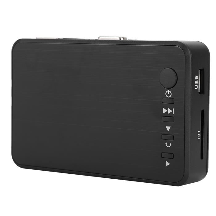 TMISHION Lecteur multimédia HD Lecteur de disque dur 1080P 4K Mini HDMI ...
