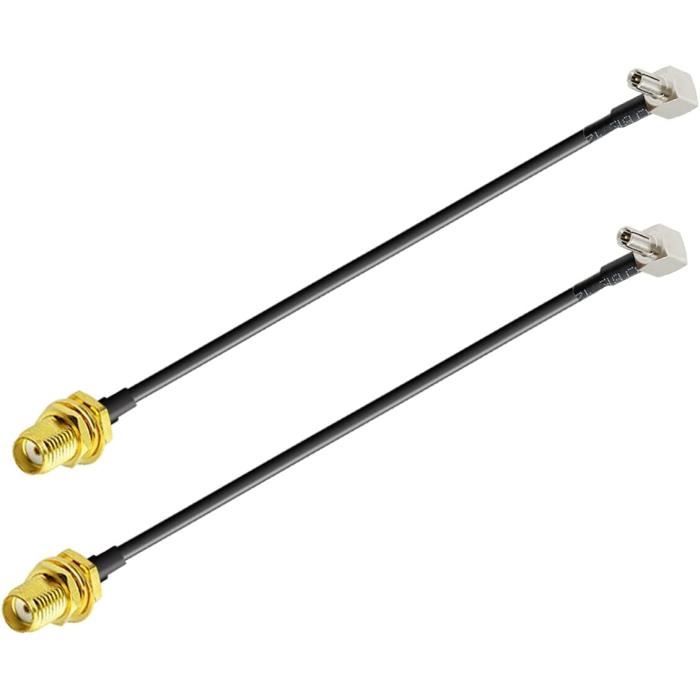 Sma Câble Sma Femelle Cloison À Ts9 Male À Droite Angle 4G Antenne ...