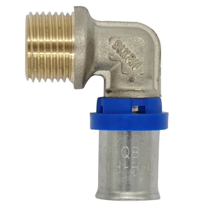 Raccord Multicouche à Sertir Multi-profils Coude Ø20 - Mâle 20x27 NT NOYON & THIEBAULT ...