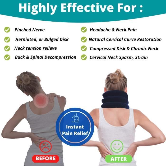 Minerve - Dispositif Traction Du Cou Cervical Orthèse Col Oreiller ...