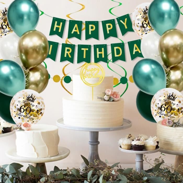 Decoration Anniversaire 60 ans, APERIL 60 Ans Décorations Anniversaire ...