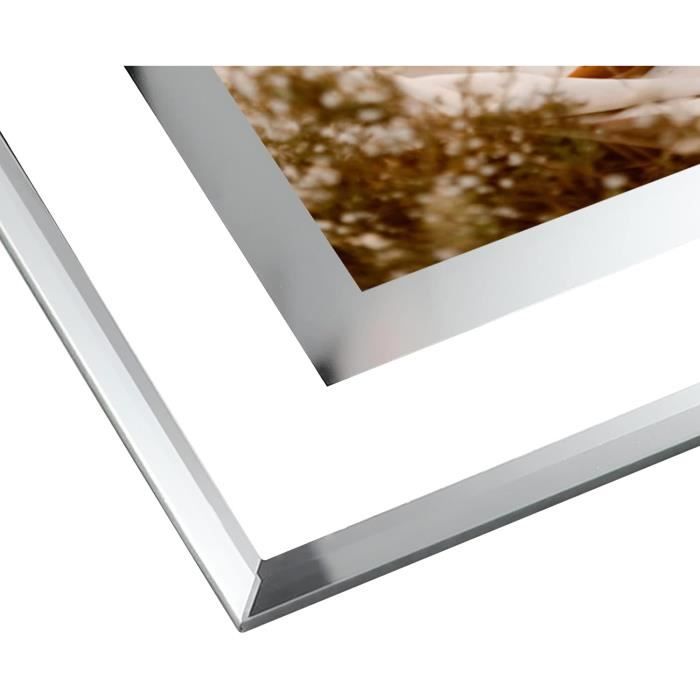 Cadre Photo 15x20 cm en Verre, Lot de 2 Cadre Transparent en Verre à ...