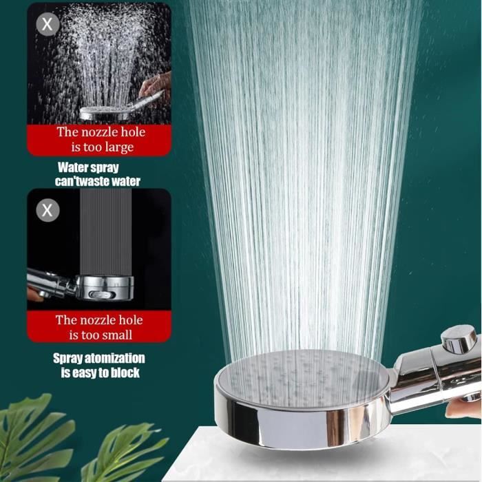 5 Mode Pommeau De Douche Douchette À Main Set Shower Head Economie Deau