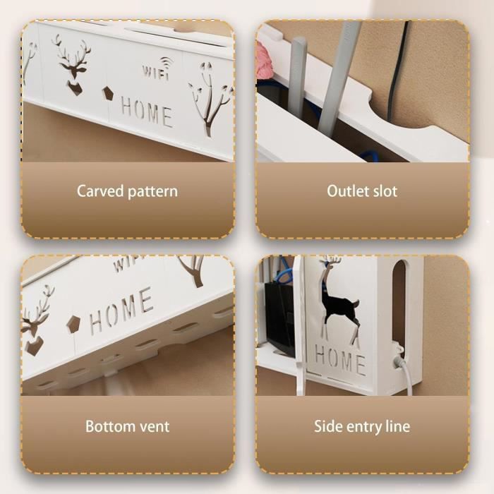 Etagere Pour Decodeur Et Box Rangement Box Internet Rangement Murale ...
