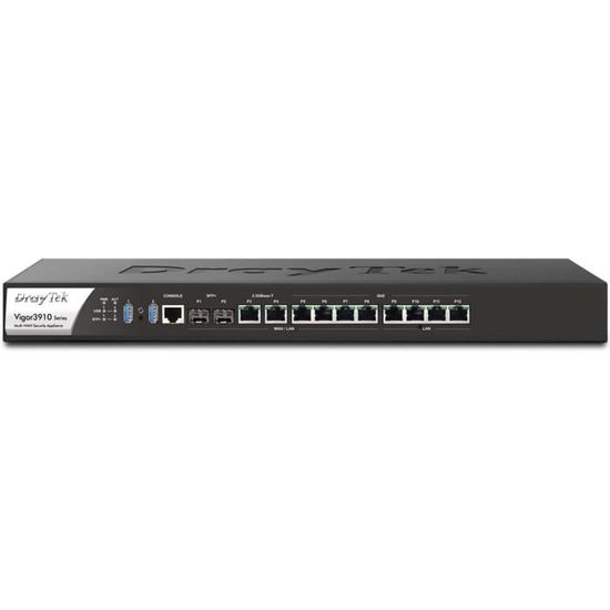 Draytek Vigor 3910 Gere L2/L3 10G Ethernet (100/1000/10000) Noir ...