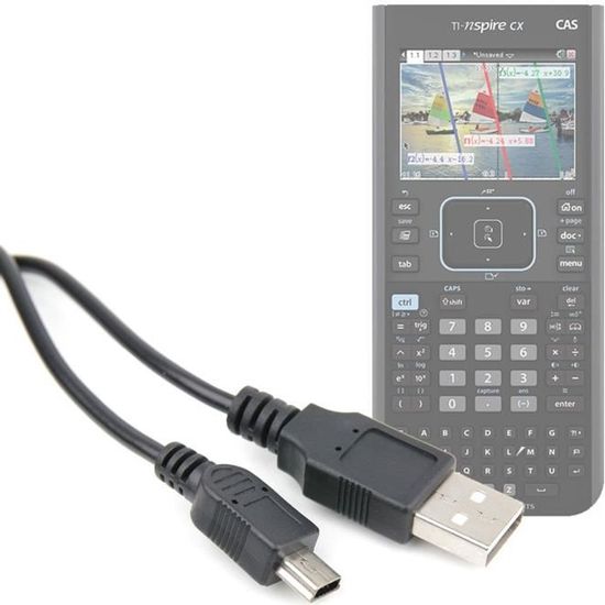 Câble USB sync pour Texas Instruments TI-Nspire CX, CX CAS ,TouchPad ...