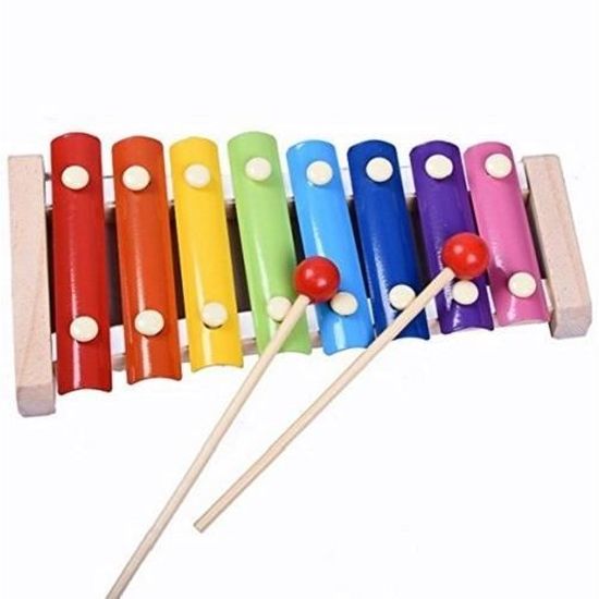 Panlom® Jouet de Piano de Bois Xylophone Frappé à la Main Jouet Musical ...