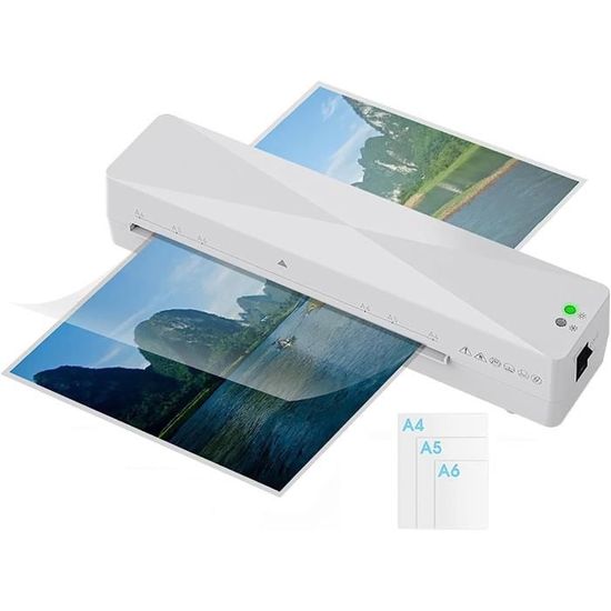 Plastifieuse, Machine À Plastifier 9'' Pour Papier A4-A5-A6-A7-3R-2R ...