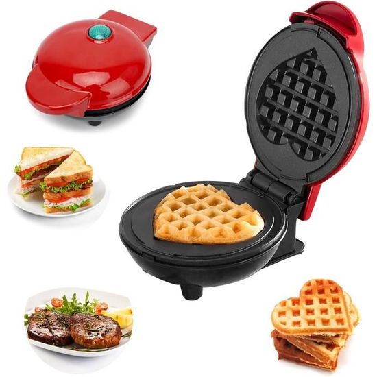 Mini Gaufrier, Gaufrier Rond, Machine A Gauffre, Mini Gaufrier ...