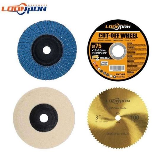 GTY08630-MEULE D'AFFUTAGE,Mini meuleuse d'angle, 75mm, 3 pouces, disque ...