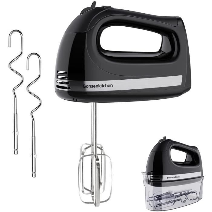 Batteur à main electrique, acier inoxydable mélangeur de cuisine 300w ...