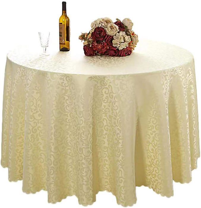 Nappe de Table Nappe Ronde Maison Restaurant Mariage Cérémonie ...