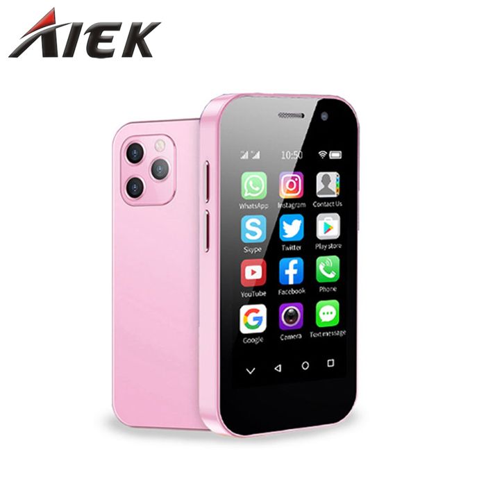 AIEK XS14 Pro 4G Mini Smartphone 3.0 pouces Android 9 Double SIM Double Veille Face ID 2GB+16GB ...