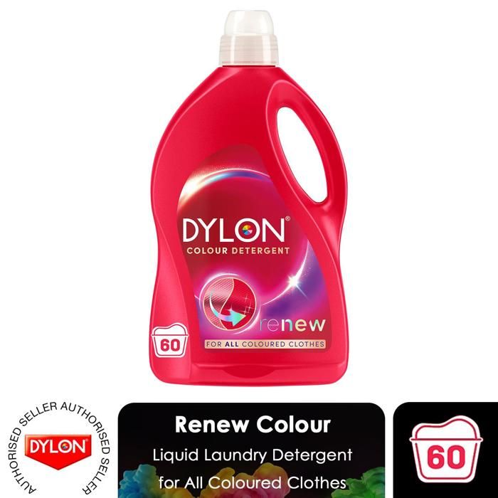 Dylon Color Detergent Lessive liquide pour vêtements colorés, 60 ...