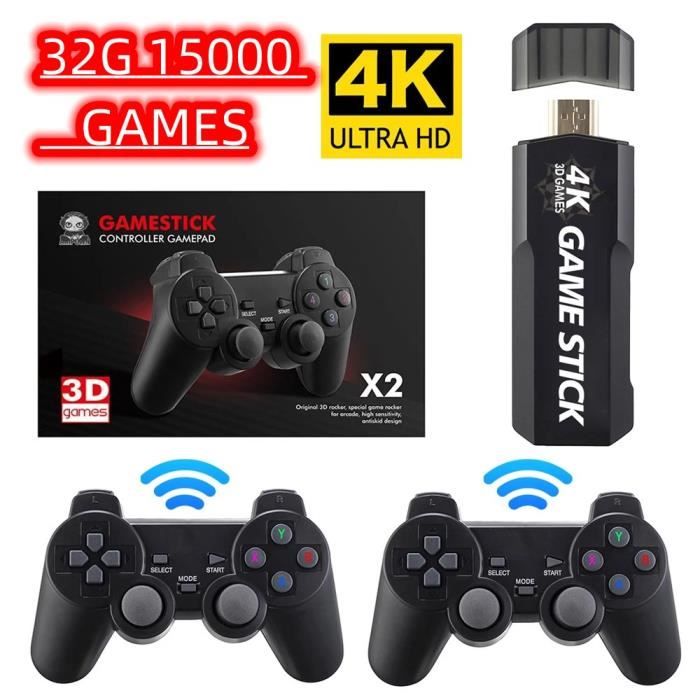 X2 32G 15K-Bâtons de jeu vidéo avec double manette sans fil pour PSP ...