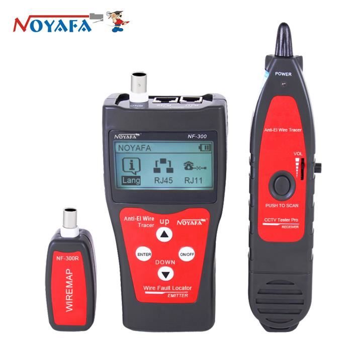 NF-300 - testeur de câble coaxial réseau NF 300, mesure RJ45 BNC ...