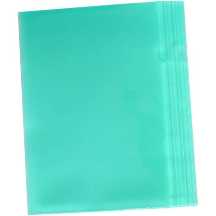 30 Pièces Chemises En Plastique Pochettes En Plastique Dossiers De ...
