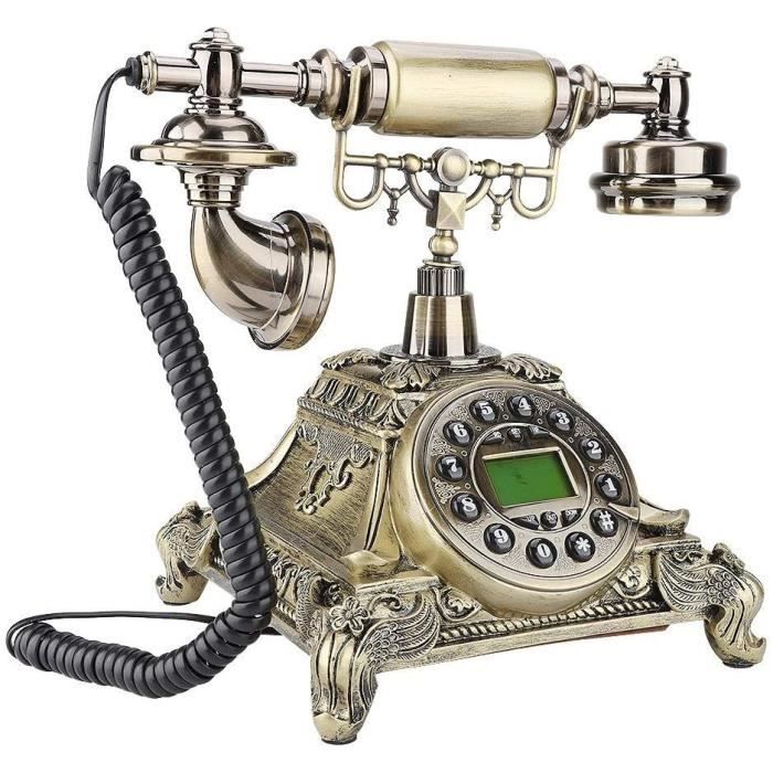 Telephone Vintage, telephone de Bureau europeen Antique retro de Style ...