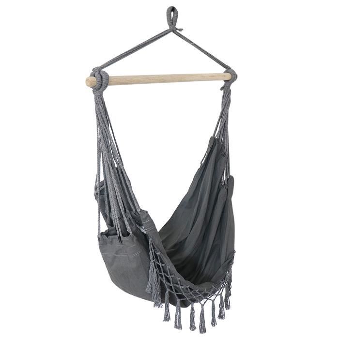 Hamac Relax - Yipeema Siège Suspendu en Toile à Franges Nordique, XL ...