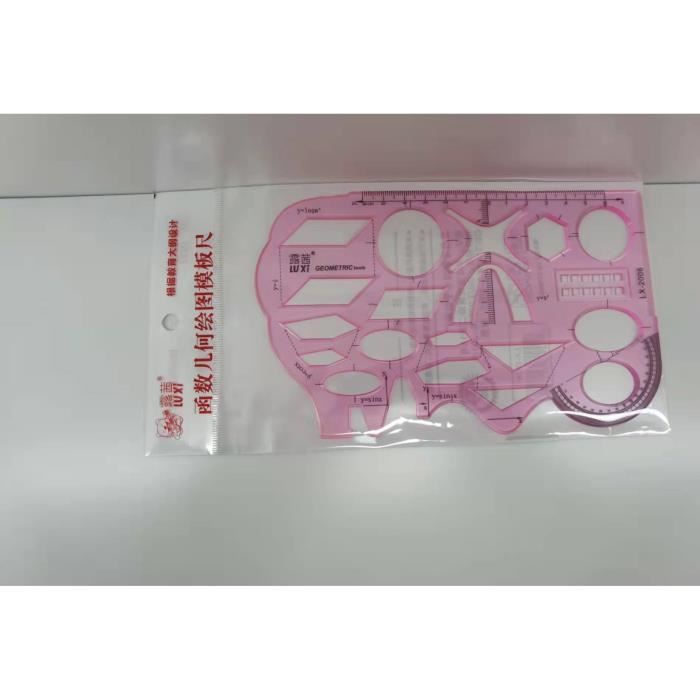 Regle - equerre,Règle pliable en plastique multi-formes,modèle de ...