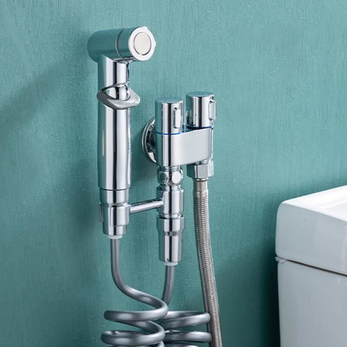 Bidet - Inox - Pulvérisateur à main - Ensemble pour toilettes - Robinet ...